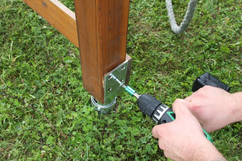 Jaké kotvení můžu použít na dětský domek Toby?